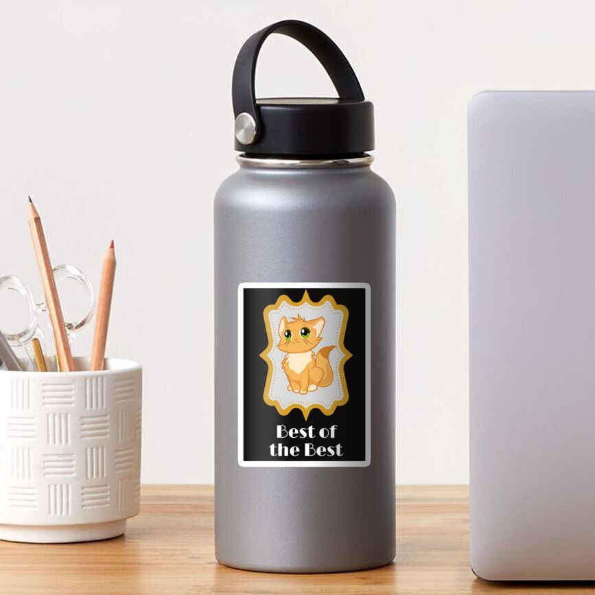 "Best of the Best (black BG)" Sticker for Sale by RabbitCreations ...