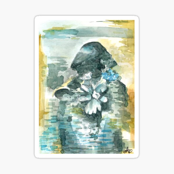 "Forget Me Not" Sticker for Sale by lauramarie95 | Redbubble