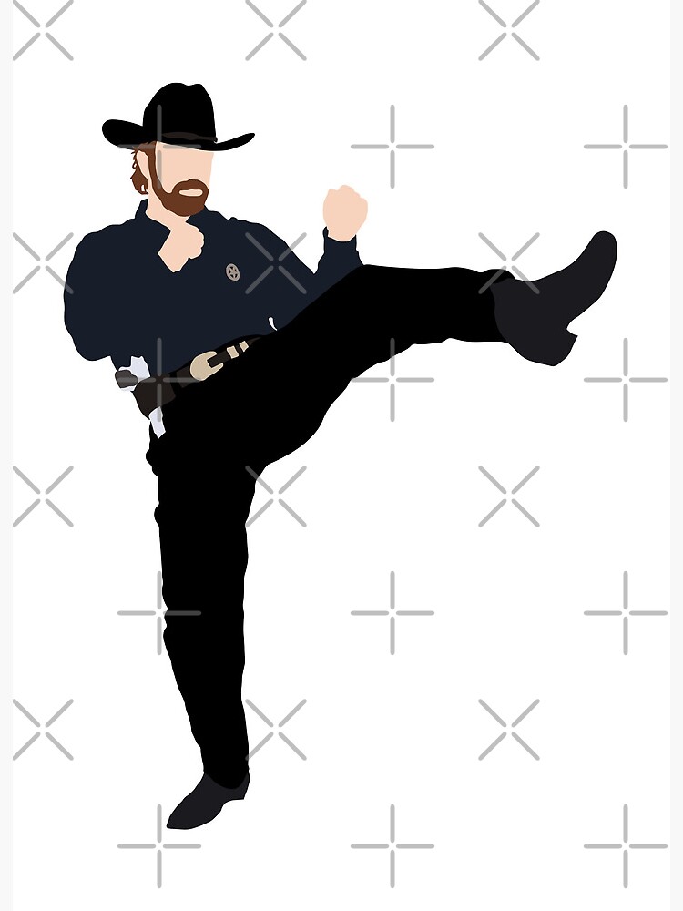 "Walker Texas Ranger" Art Board Print for Sale by FutureSpace | Redbubble