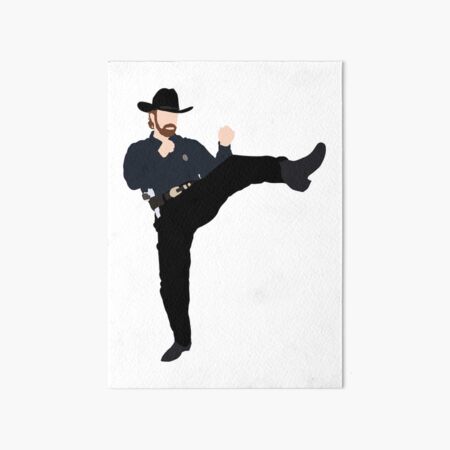 "Walker Texas Ranger" Art Board Print for Sale by FutureSpace | Redbubble