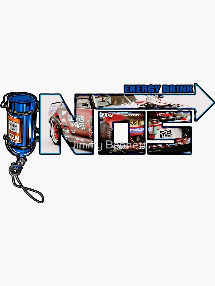 "Nitrous ( Nos ) Energy Drink " Sticker for Sale by KON-HRB | Redbubble