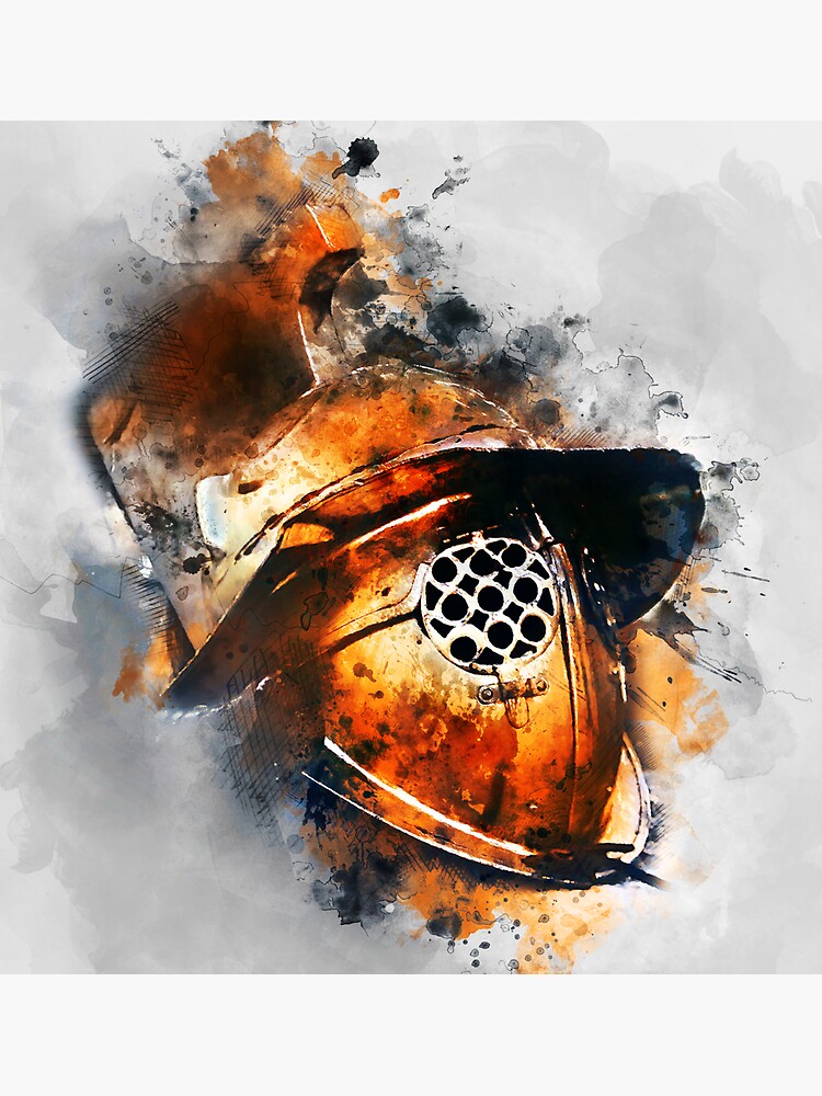 "Gladiator Helmet" Sticker by TortillaChief | Redbubble