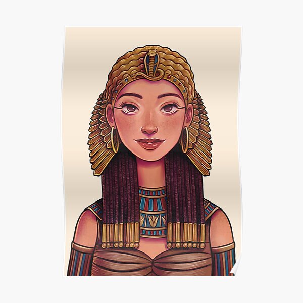 "Ancient Egyptian Queen " Poster for Sale by bassel-elkadi | Redbubble