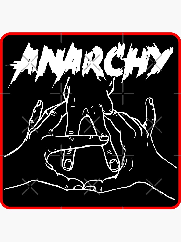 "Anarchy punk aesthetic " Sticker for Sale by VirtuStore | Redbubble