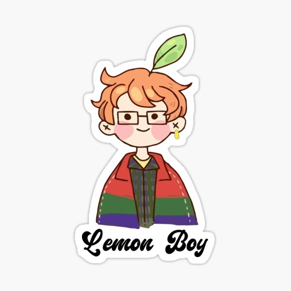 "Cavetown - Lemon Boy" Sticker for Sale by NaomyTeo | Redbubble