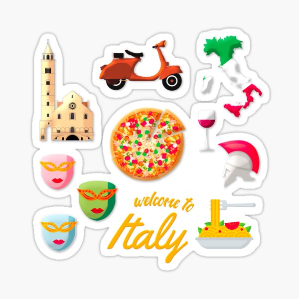 "Forza Italia 3 - Lets go Italy! Italian new sticker pack" Sticker for ...