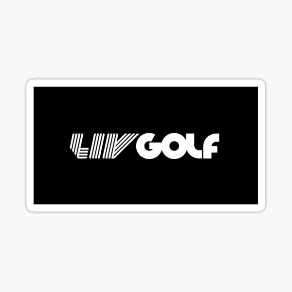 "liv golf" Sticker for Sale by yellow-rainbow | Redbubble