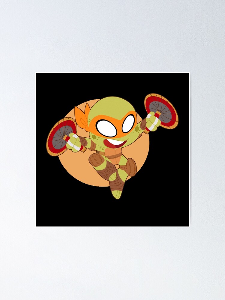 Mikey Tmnt Poster For Sale By Barakat Shop Redbubble