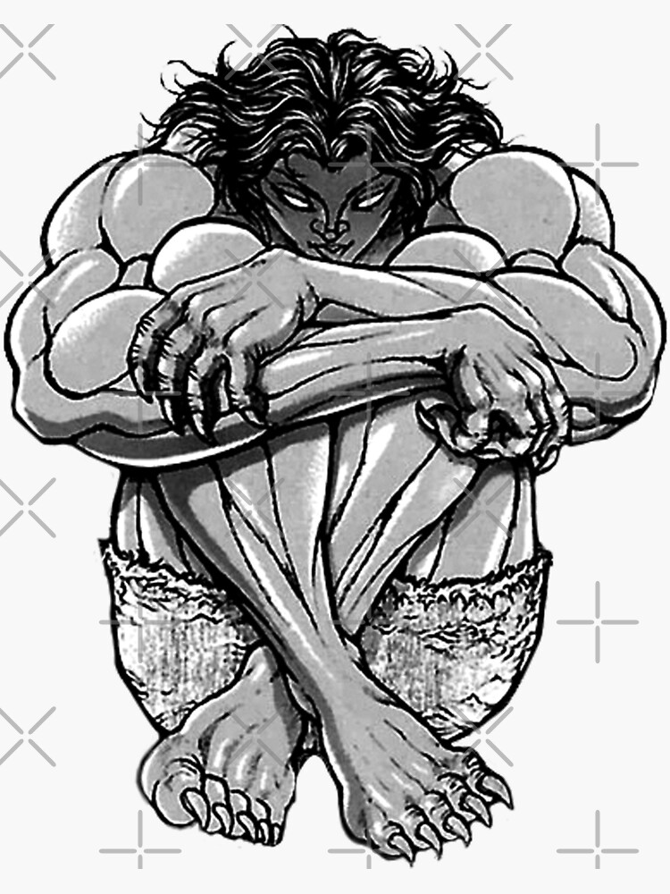 "PICKLE BAKI" Sticker for Sale by designskull | Redbubble