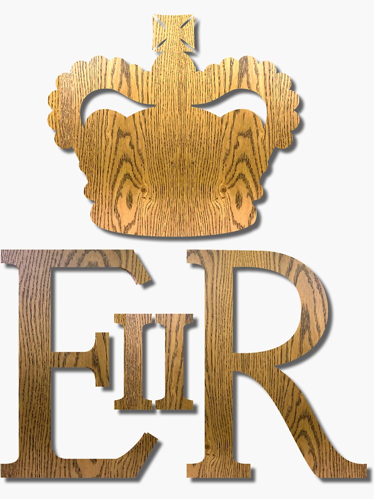 "Symbol Elizabeth 2" Sticker for Sale by LaBaraque | Redbubble