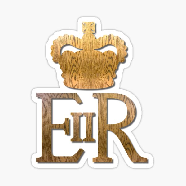 "Symbol Elizabeth 2" Sticker for Sale by LaBaraque | Redbubble