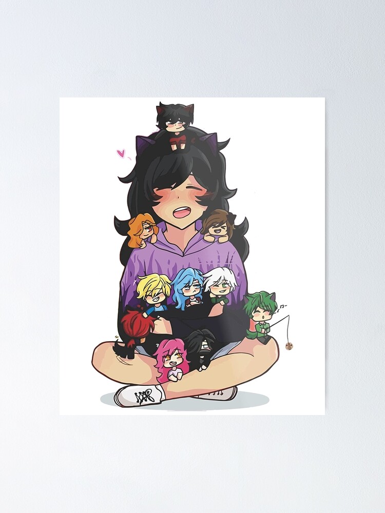 "aphmau kawaii" Poster for Sale by Elza-Steuber | Redbubble