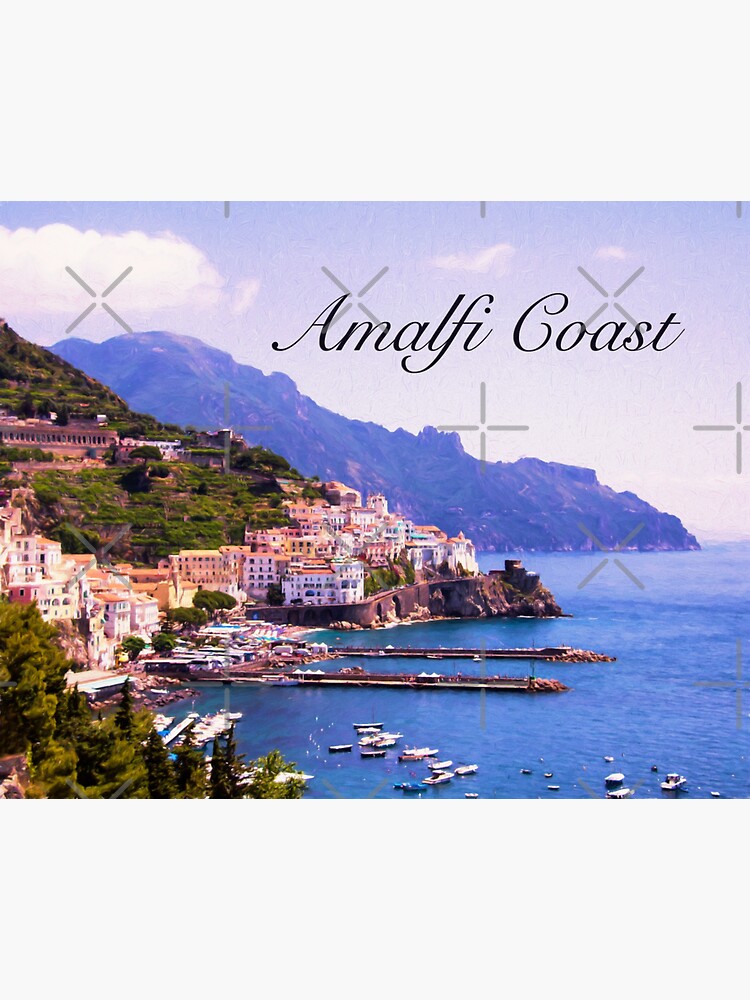 "Treasures of Amalfi Coast " Sticker for Sale by daphsam | Redbubble