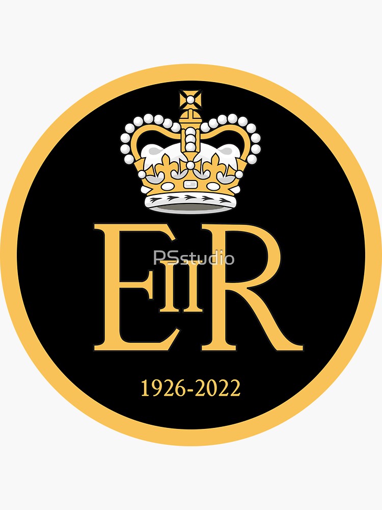 "Elizabeth II Royal Cypher" Sticker for Sale by PSstudio | Redbubble