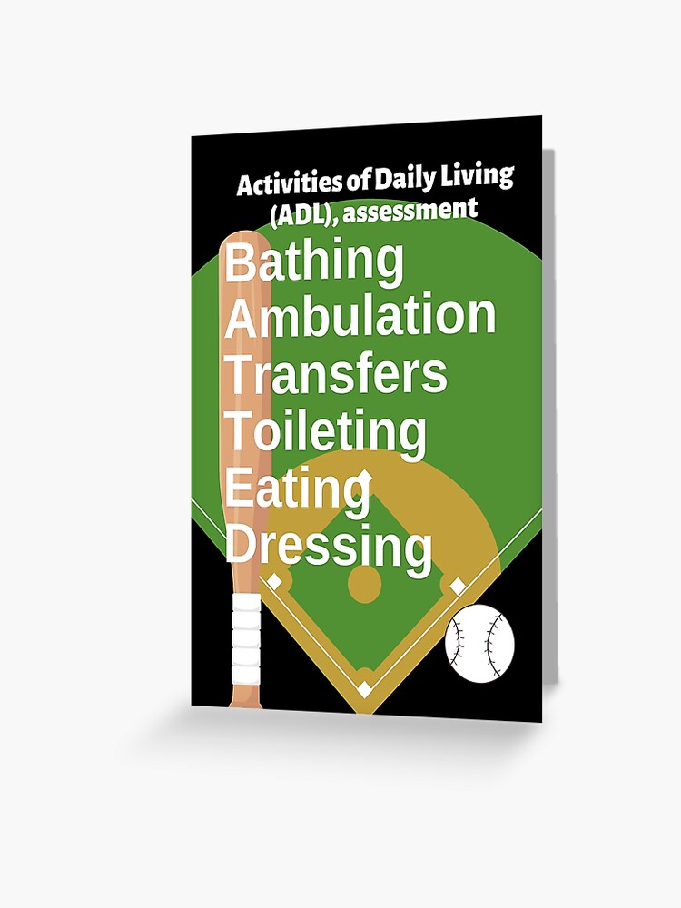 "Activities of Daily Living (ADL), Assessment: Batted Medical Mnemonic ...