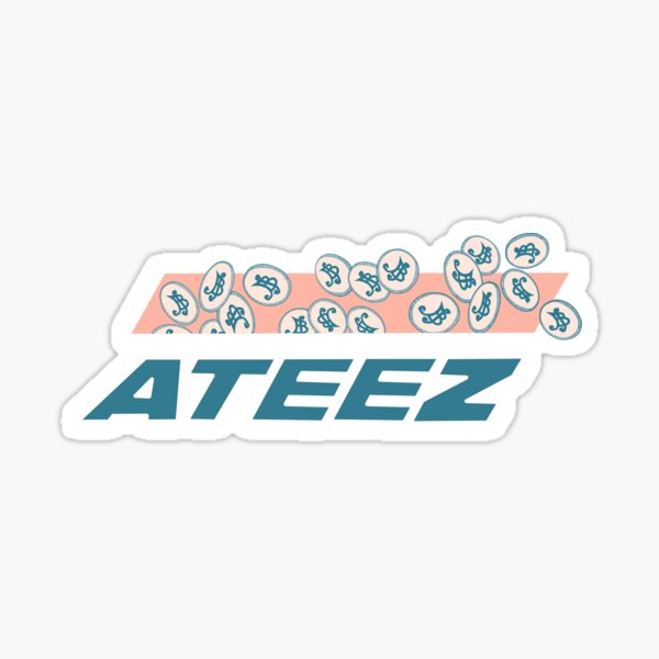 "[ATEEZ] Treasure logo" Sticker for Sale by starminlights | Redbubble