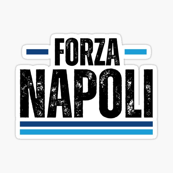 "FORZA NAPOLI" Sticker for Sale by nfsportive | Redbubble