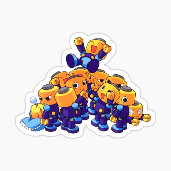 "Servbot :Tron Bonne" Sticker for Sale by Freeman2022 | Redbubble