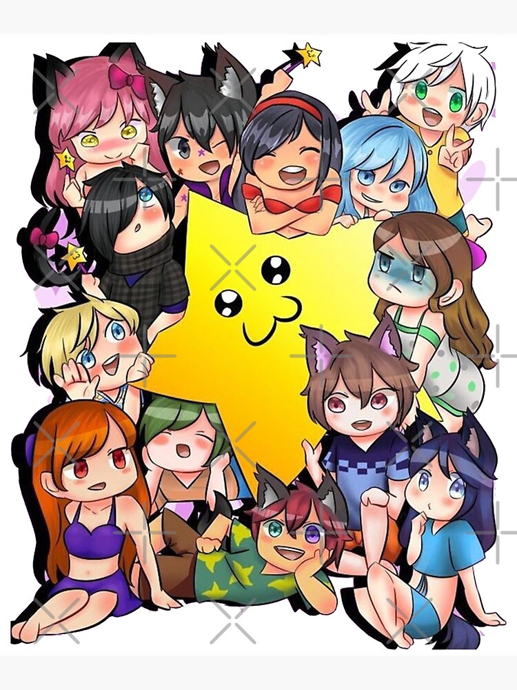 "aphmau kawaii" Poster for Sale by Elza-Steuber | Redbubble