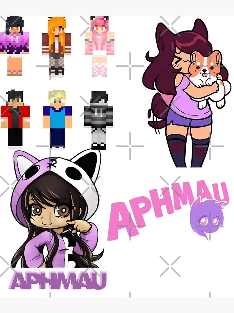 Aphmau Kawaii Poster For Sale By Elza Steuber Redbubble