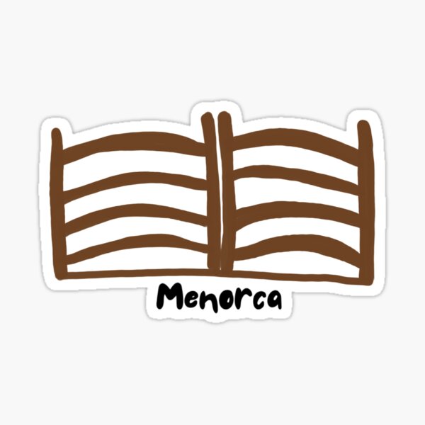 "Menorca " Sticker for Sale by Sanaura | Redbubble