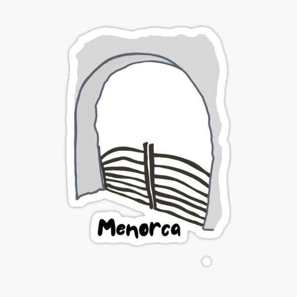 "Menorca " Sticker for Sale by Sanaura | Redbubble