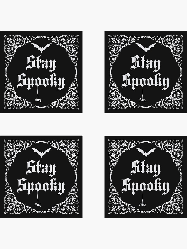 "Stay Spooky gothic lettering" Sticker for Sale by venomouspixie ...
