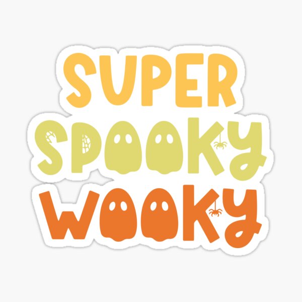 "Super spooky wooky Mormon broadway" Sticker for Sale by taylor-lang ...