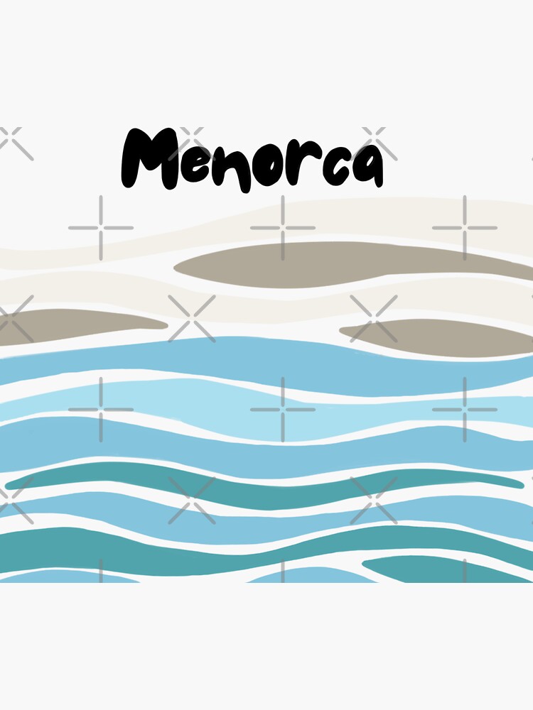 "Menorca " Sticker for Sale by Sanaura | Redbubble
