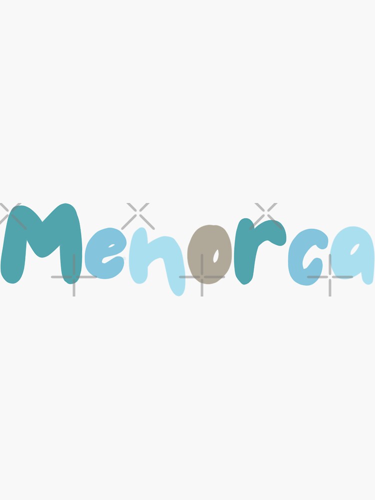"Menorca " Sticker for Sale by Sanaura | Redbubble