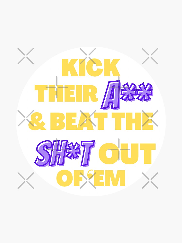 "Student section cheer Game day pin /sticker " Sticker for Sale by ...