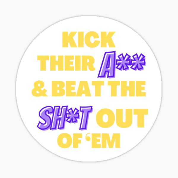 "Student section cheer Game day pin /sticker " Sticker for Sale by ...