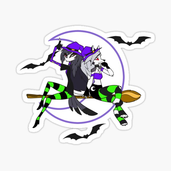 Pegatina «Helluva Boss Octavia y Loona Halloween Shirt Fan hecho» de ...