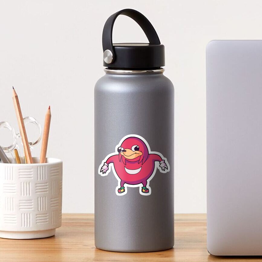 "Uganda Knuckles Meme" Sticker for Sale by MoHa444 | Redbubble