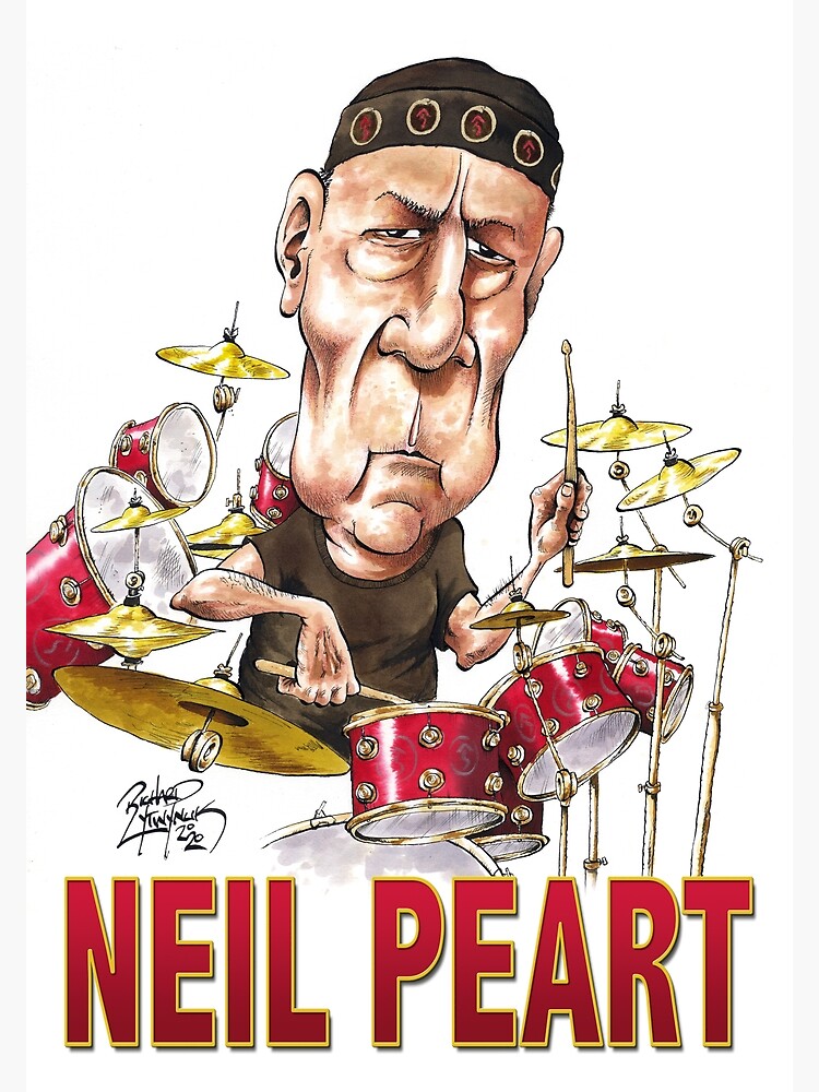 Neil Peart Poster For Sale By Rilystrations Redbubble