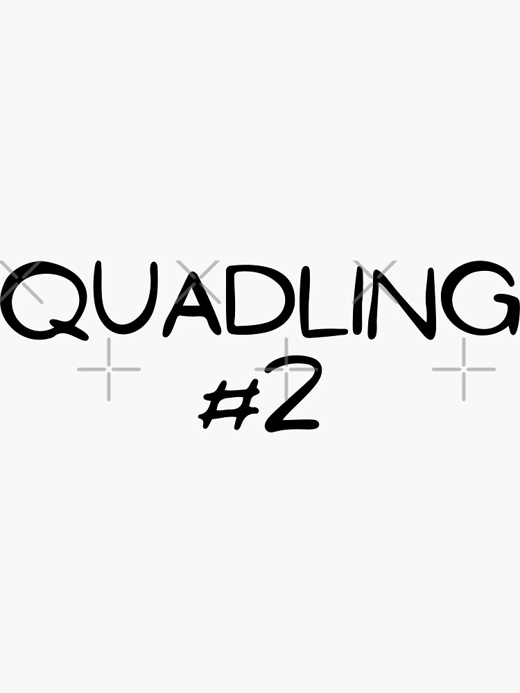 "Quadling #2" Sticker for Sale by CatieKatie | Redbubble