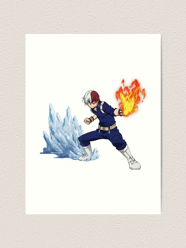 "Shoto todoroki" Art Print for Sale by ZORO-DESIGN | Redbubble