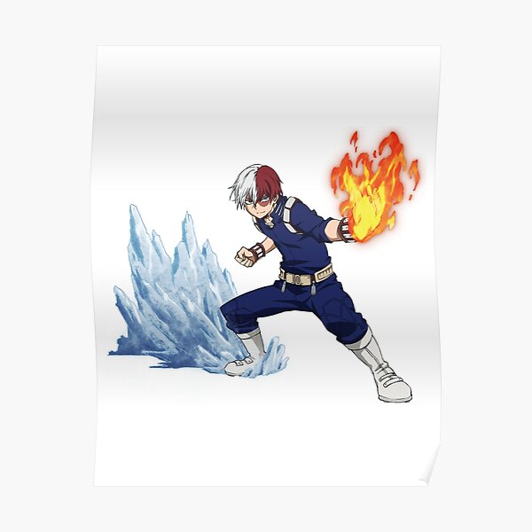 "Shoto todoroki" Poster for Sale by ZORO-DESIGN | Redbubble