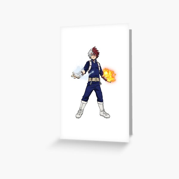 "Shoto todoroki" Greeting Card for Sale by ZORO-DESIGN | Redbubble