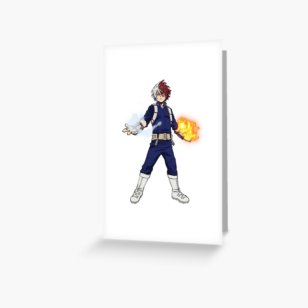"Shoto todoroki" Greeting Card for Sale by ZORO-DESIGN | Redbubble