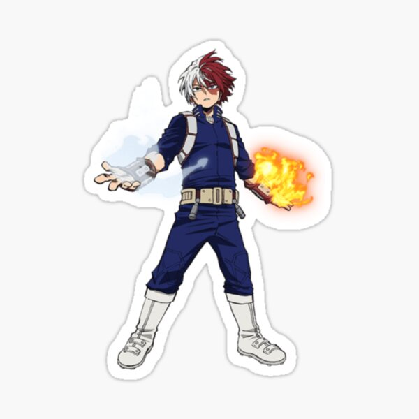 "Shoto todoroki" Sticker for Sale by ZORO-DESIGN | Redbubble