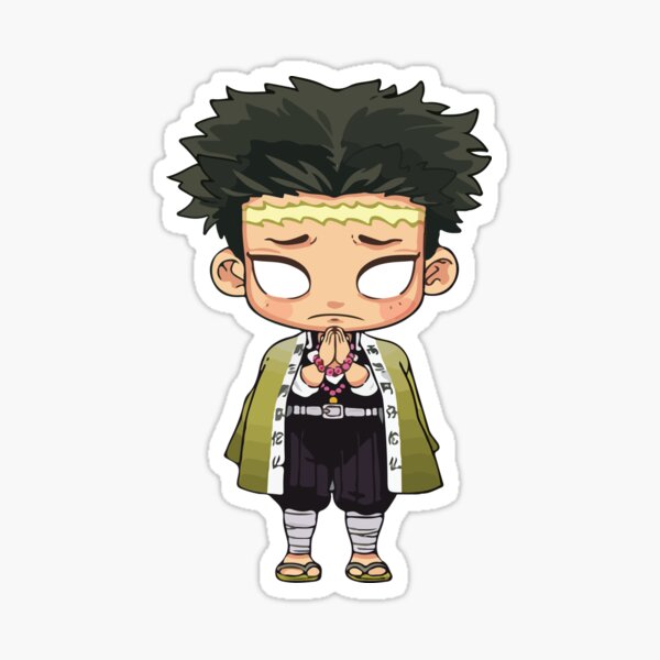 "gyomei gyomei himejima" Sticker for Sale by aniscribbleart | Redbubble