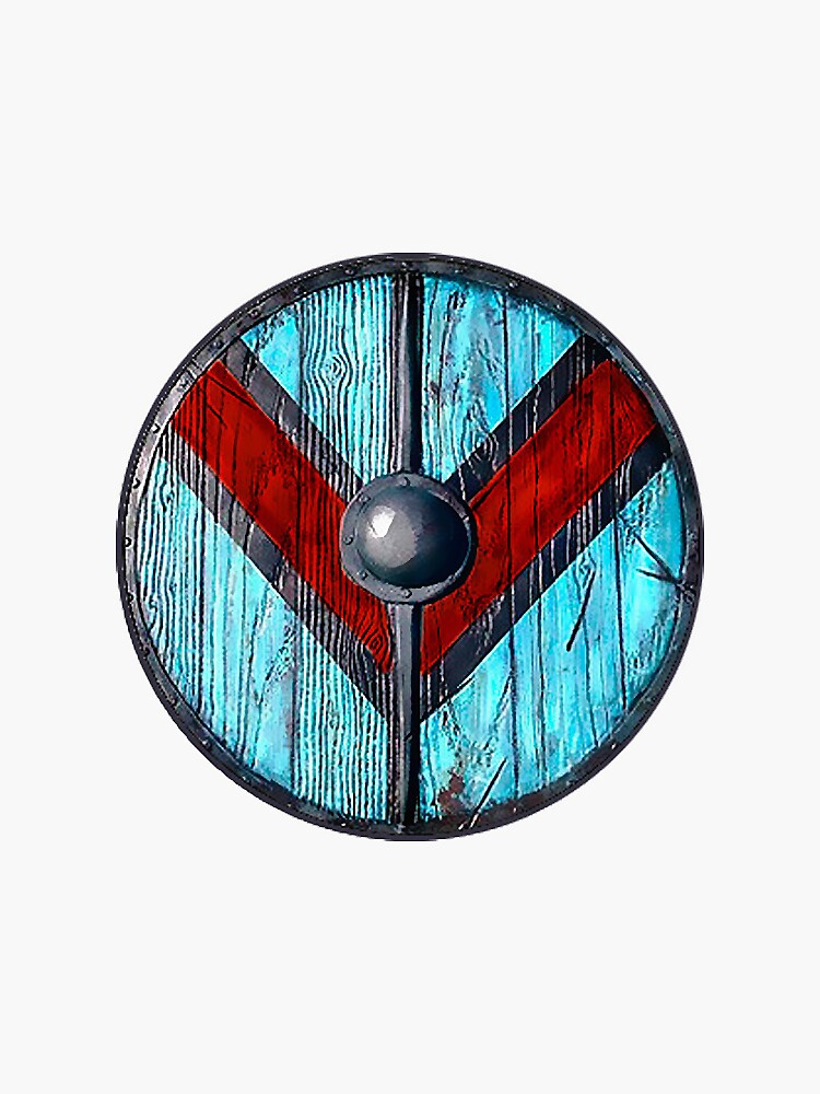 "Lagertha's Shield " Sticker for Sale by CatgoDigital | Redbubble