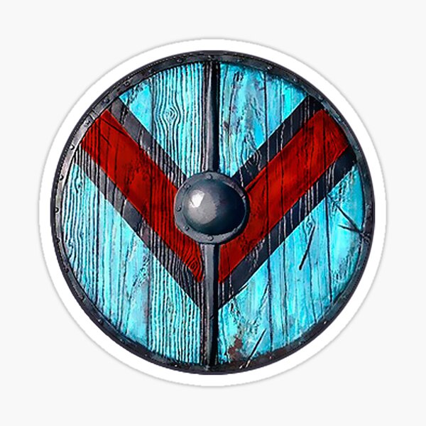 "Lagertha's Shield " Sticker for Sale by CatgoDigital | Redbubble