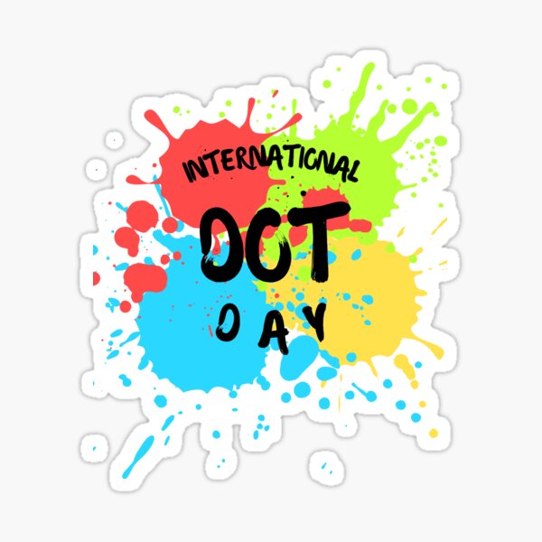 Happy International Dot Day Happy Dot Day Dot Day Sticker For Sale By Zqkdesign Redbubble