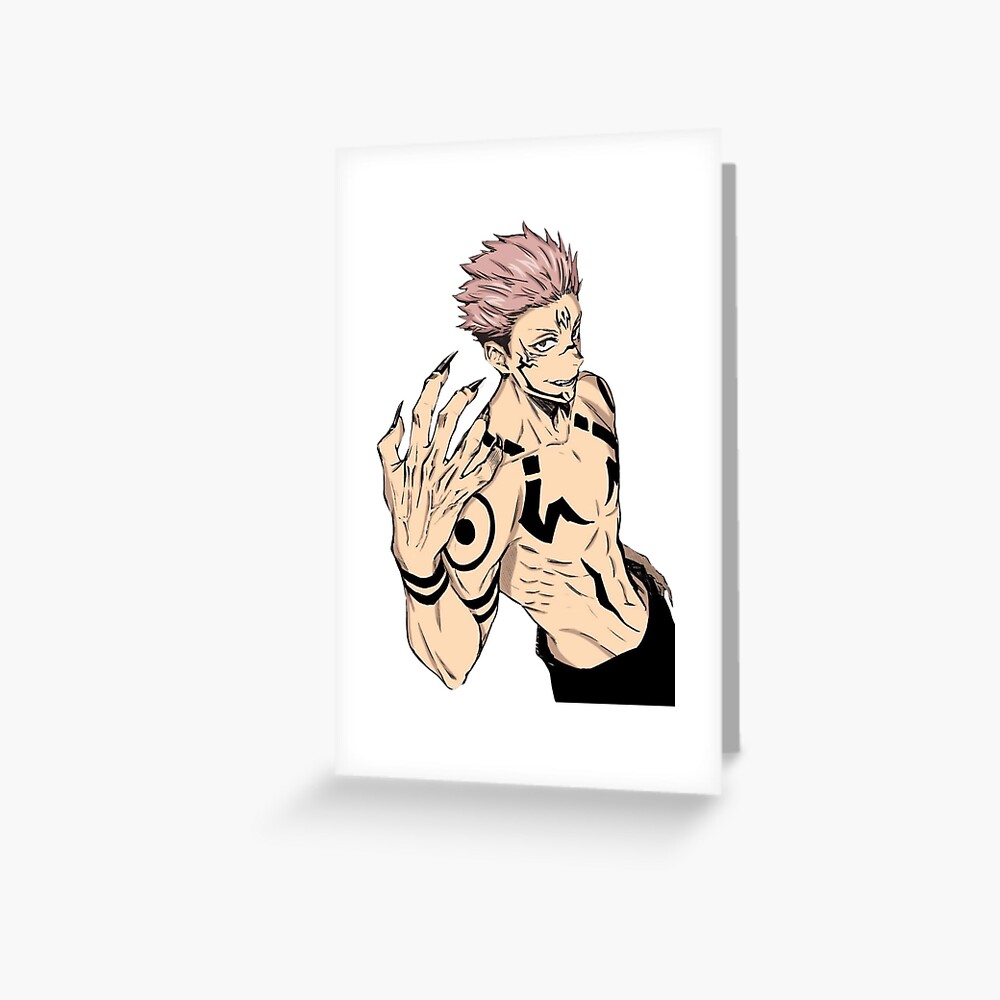 "sukuna" Greeting Card for Sale by Matrixdesigner | Redbubble