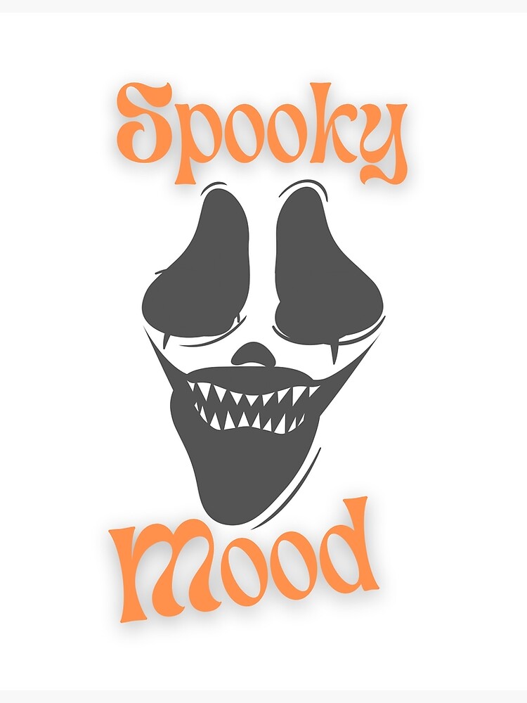 "Spooky mood creepy face" Poster for Sale by Marketyou | Redbubble