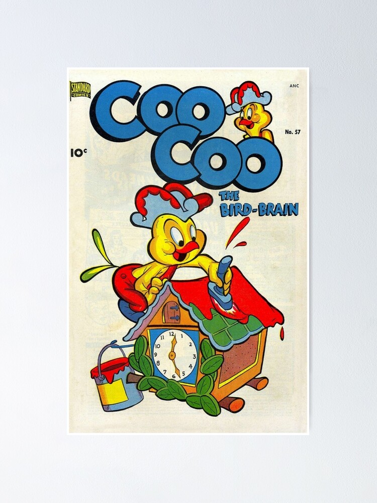 Póster «COO COO - Impresión de cómic Vintage para niños» de pnand ...