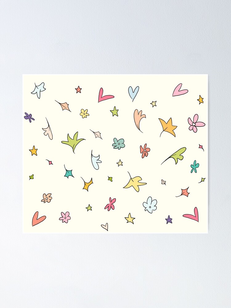 "Colorful heart stopper" Poster for Sale by LittleFinds | Redbubble