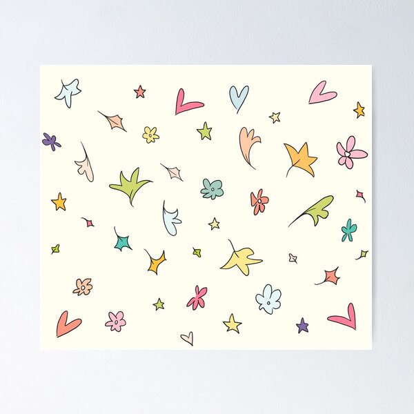 "Colorful heart stopper" Poster for Sale by LittleFinds | Redbubble